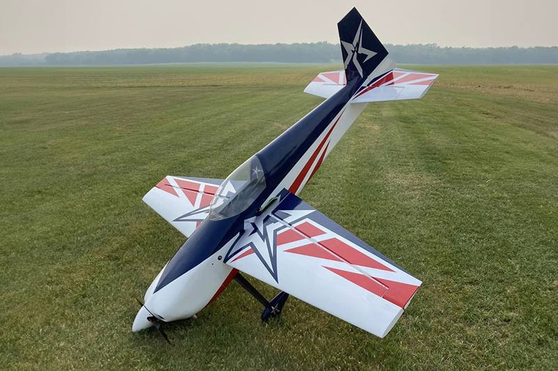 AJ Aircraft 51" Slick 540 ARF - red/blue AJ0006RB, Model Shop Leeds